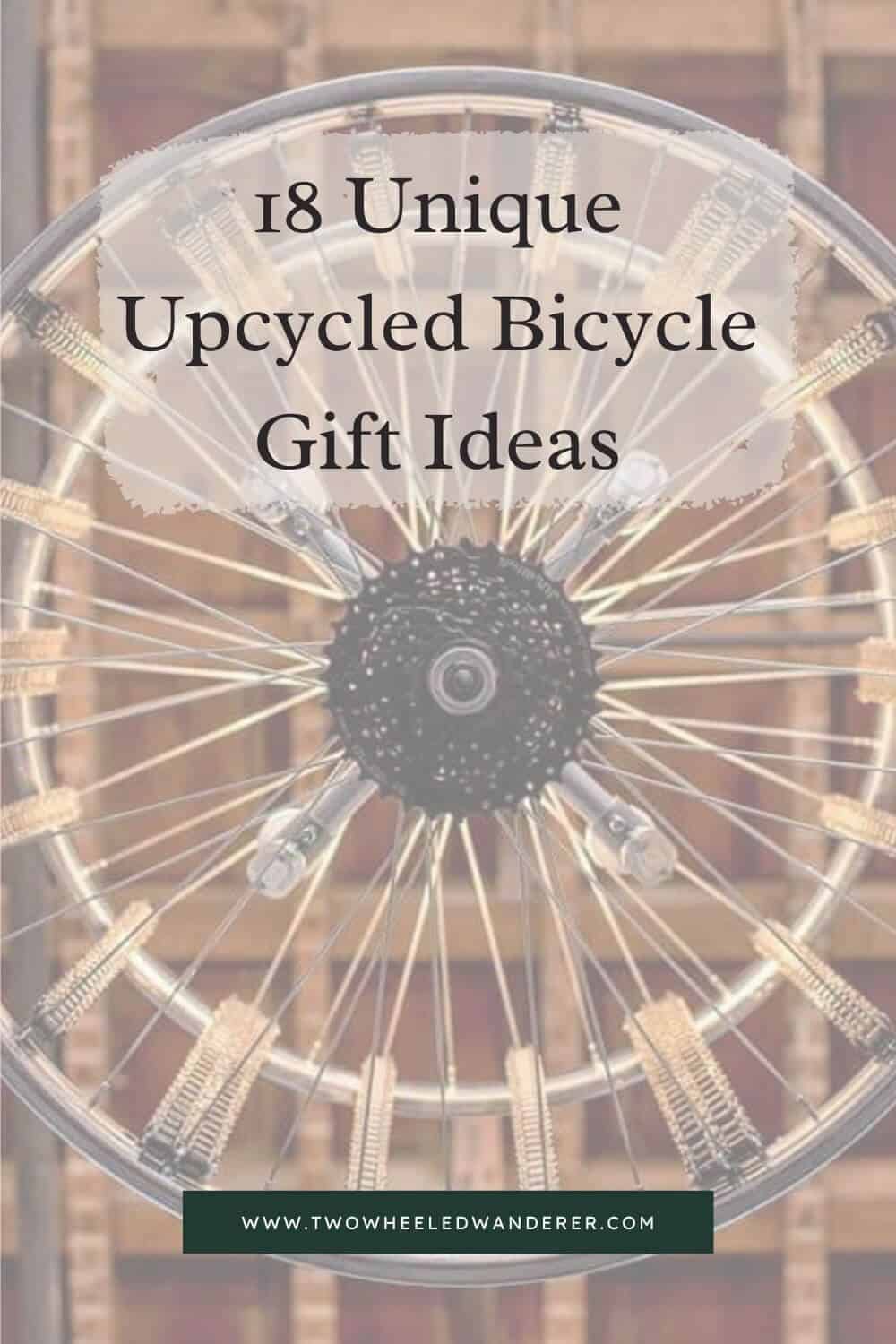 18 Fun & Unique Gifts Made From Upcycled Bicycle Parts