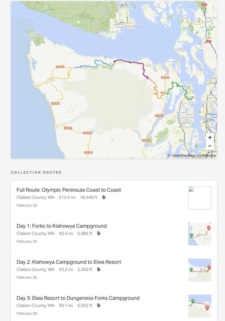 Explore the Olympic Discovery Trail Adventure Route by Bike