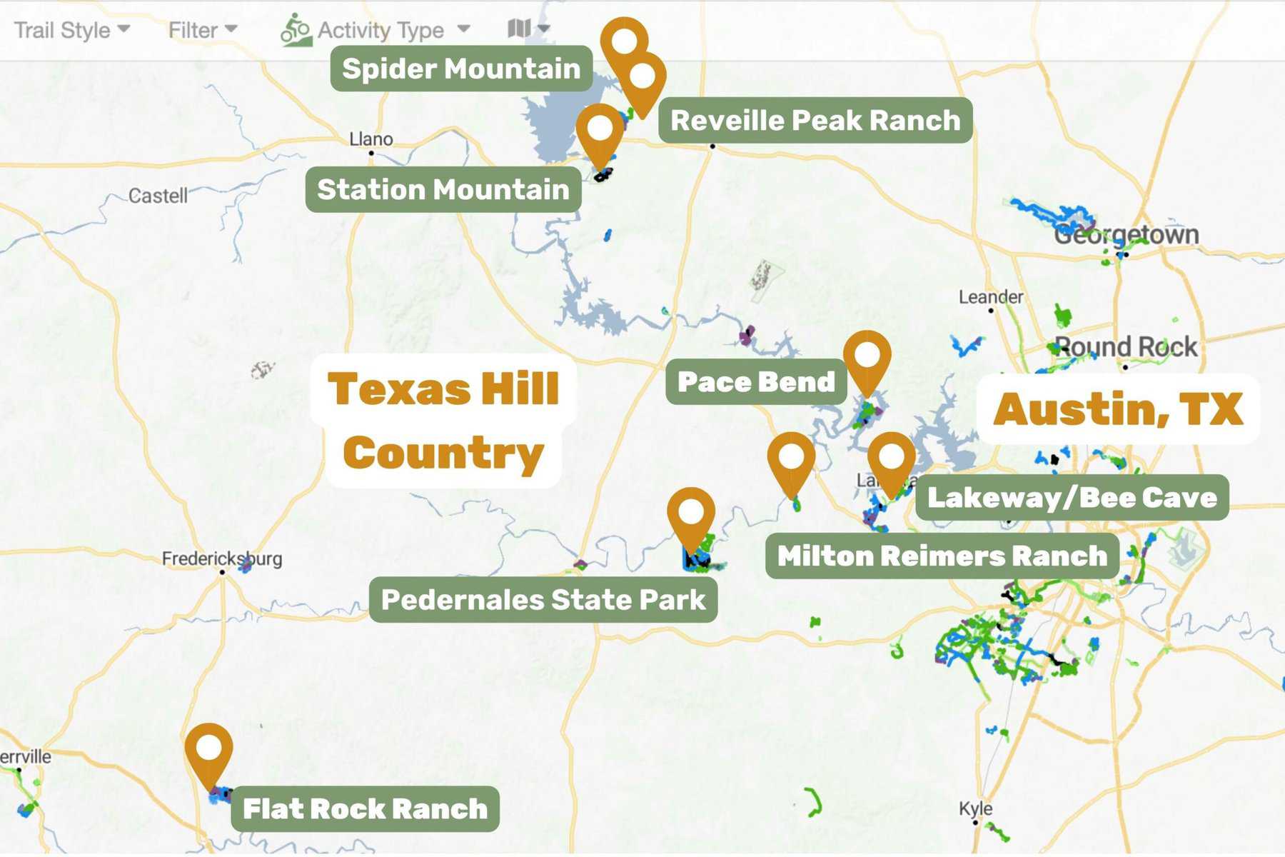 Texas Hill Country Mountain Biking: 8 Best Places to Ride Near Austin
