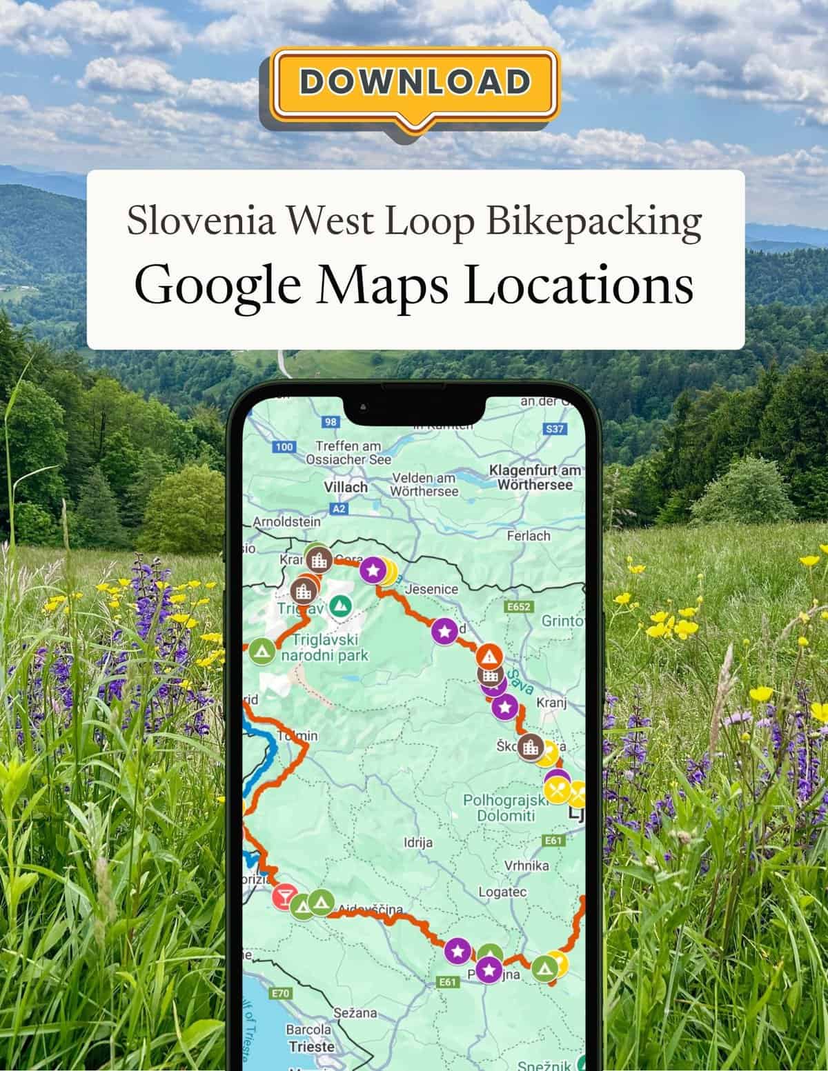Slovenia West Loop Google Maps Locations – Two Wheeled Wanderer